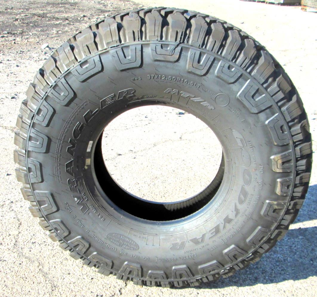 Goodyear Wrangler MT/R 37x12.50R16.5LT Radial Tire 100% Tread HMMWV
